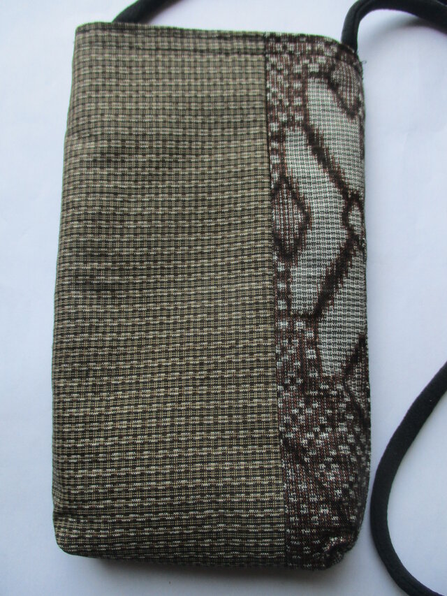 6444 大島紬で作ったポシェット ＃送料無料 | iichi ハンドメイド・クラフト作品・手仕事品の通販