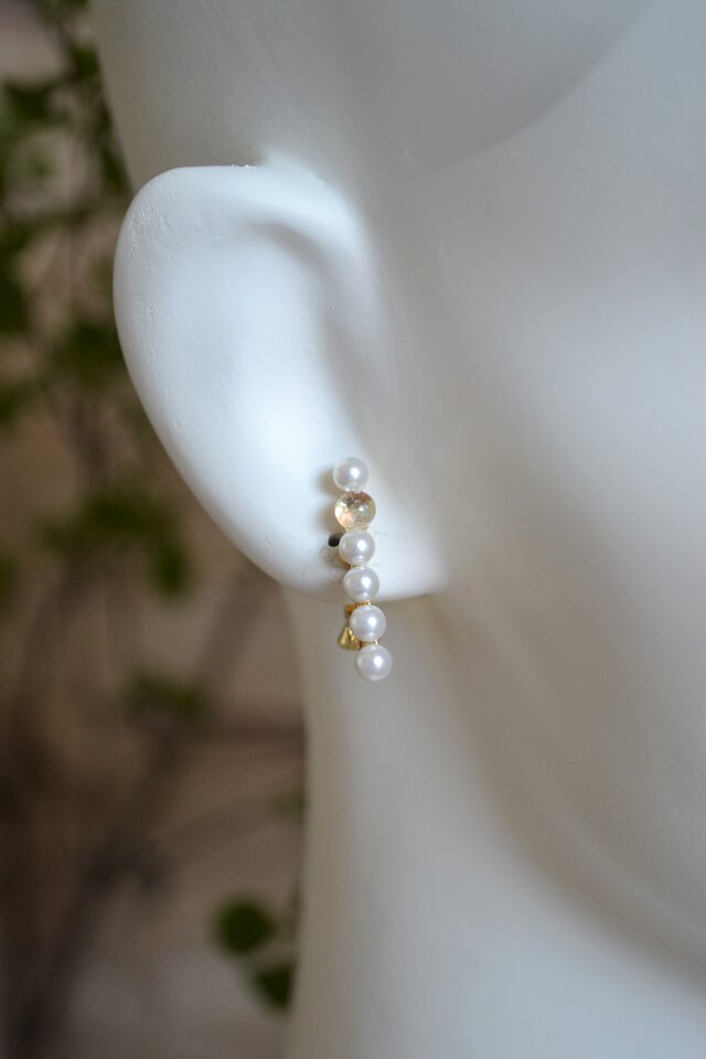 CL + ppp （イヤリング） | iichi ハンドメイド・クラフト作品・手仕事品の通販