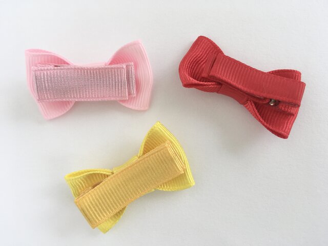 「げんきカラーのセット」ミニヘアクリップ | iichi ハンドメイド・クラフト作品・手仕事品の通販