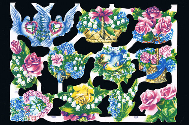 イギリス製クロモス 青い勿忘草＃2 ラメなし DA-CHER114【England】 | iichi ハンドメイド・クラフト作品・手仕事品の通販