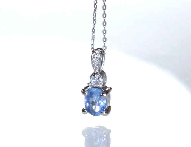 Pt900 ブルーサファイアペンダント 1.08ct | iichi ハンドメイド・クラフト作品・手仕事品の通販