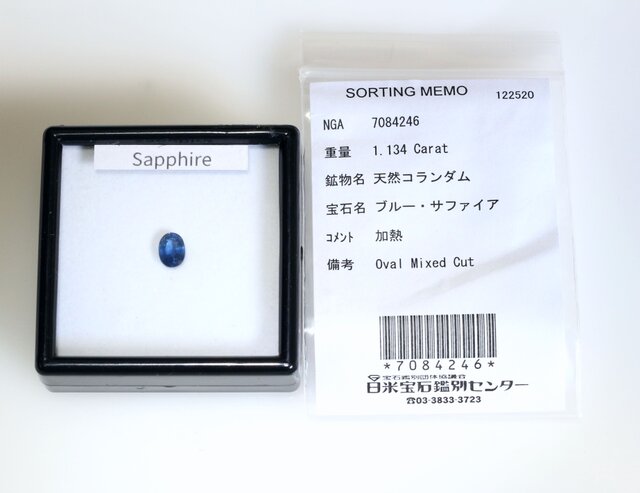 Pt900 ブルーサファイアペンダント 1.08ct | iichi ハンドメイド・クラフト作品・手仕事品の通販