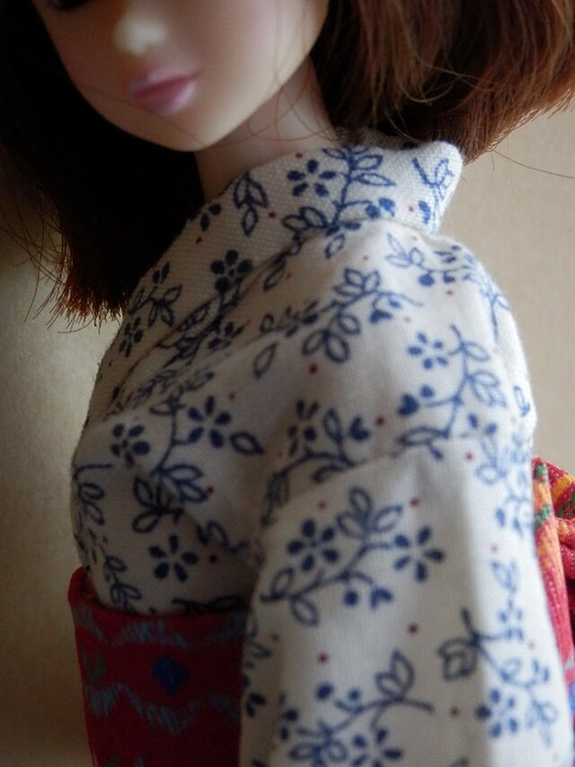 momokoドール用 白い浴衣と帯 | iichi ハンドメイド・クラフト作品・手仕事品の通販