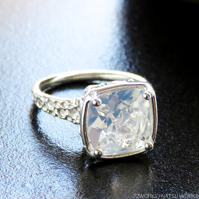 ラベンダー クォーツリング / Lavender Quartz Ring | iichi ハンドメイド・クラフト作品・手仕事品の通販