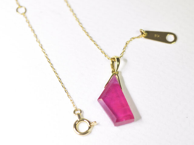 K18 Ruby Necklace【CASA/カーサ】（J） | iichi ハンドメイド・クラフト作品・手仕事品の通販