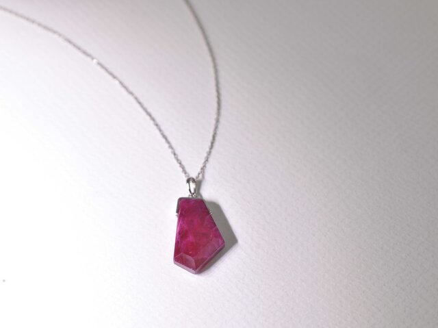Pt900 Ruby Necklace【CASA/カーサ】（K） | iichi ハンドメイド・クラフト作品・手仕事品の通販