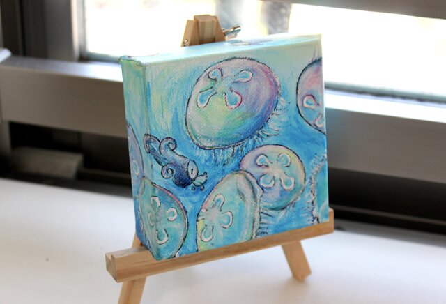 満月の朝日、そして海月_dc10×10 | iichi 日々の暮らしを心地よくするハンドメイドやアンティークのマーケットプレイス