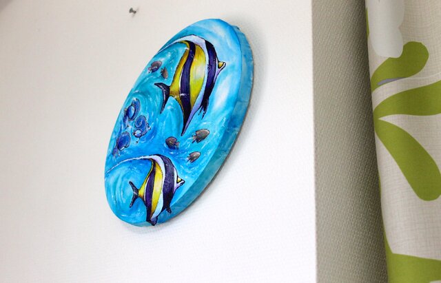 戯れ~ツノダシ~_oval | iichi ハンドメイド・クラフト作品・手仕事品の通販