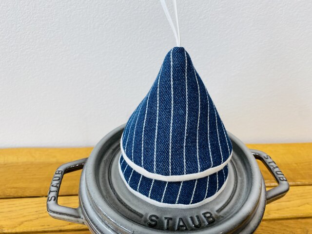 2個セット★三角鍋つかみ★staub ミトン 和柄 鍋つかみ ストウブ 昭和レトロ | iichi ハンドメイド・クラフト作品・手仕事品の通販