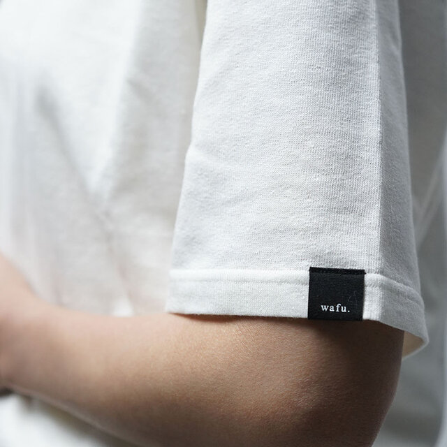 【wafu/Mサイズ】肌がえらぶ リネンのTシャツ 防臭 防菌 / 白 t020r-wht2-M | iichi ハンドメイド・クラフト作品 ...