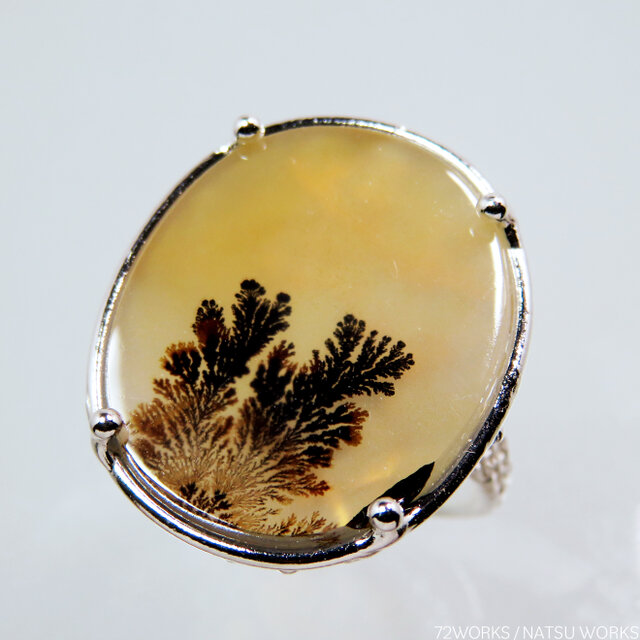 デンドリティック アゲートリング / Dendritic Agate Ring | iichi ハンドメイド・クラフト作品・手仕事品の通販