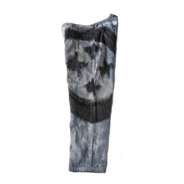 MOMOZONO x MARIO FRULIOコラボレーション、ハンドペイントミリタリーパンツMZ originalサンプル | iichi ハンドメイド・クラフト作品・手仕事品の通販