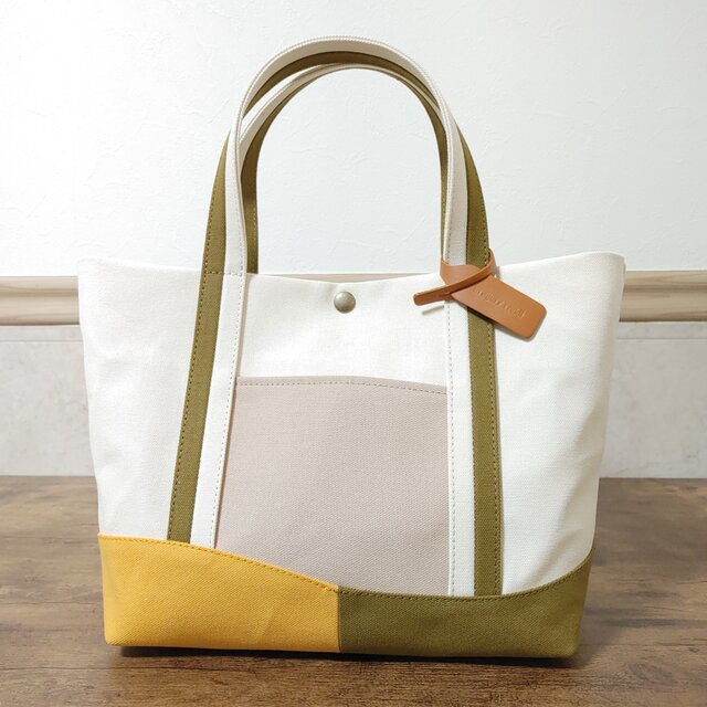 帆布トートバッグ Mi-Sweet alyssum | iichi ハンドメイド・クラフト作品・手仕事品の通販