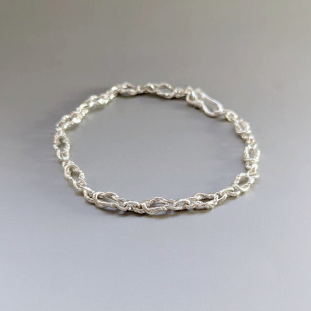 chain bracelet typeB【Silver925】 | iichi ハンドメイド・クラフト作品・手仕事品の通販
