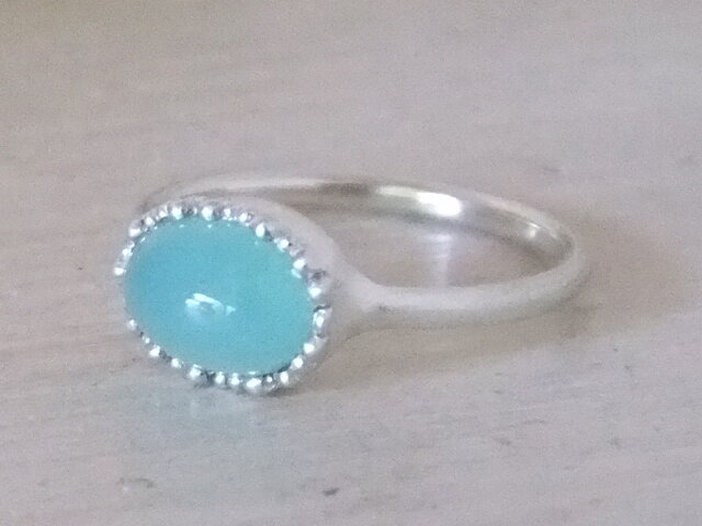 ラリマー＊dot 925 ring | iichi 日々の暮らしを心地よくするハンドメイドやアンティークのマーケットプレイス