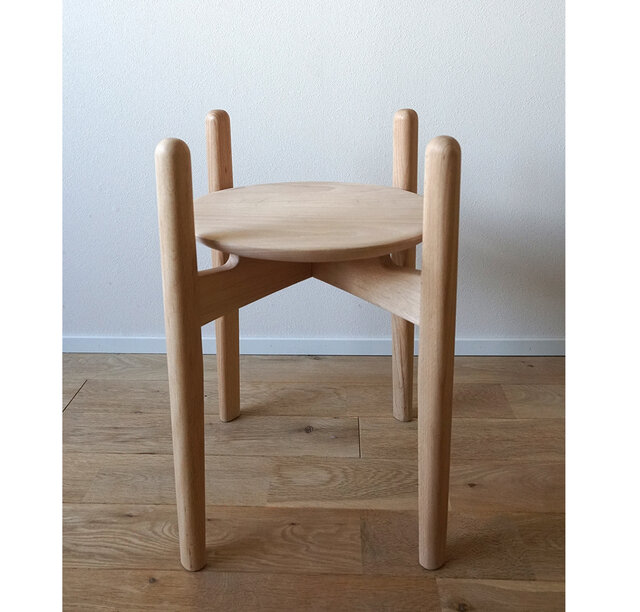 Plant Stand ’float’ ビーチ材 プランタースタンド フラワースタンド 花台 | iichi ハンドメイド・クラフト作品・手仕事品の通販