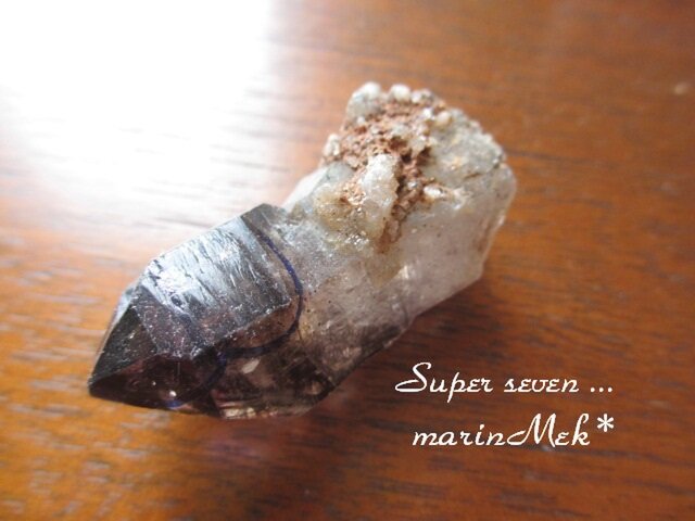 【marinMek*】気泡入り セイクリッドセブン（スーパーセブン）原石 | iichi ハンドメイド・クラフト作品・手仕事品の通販