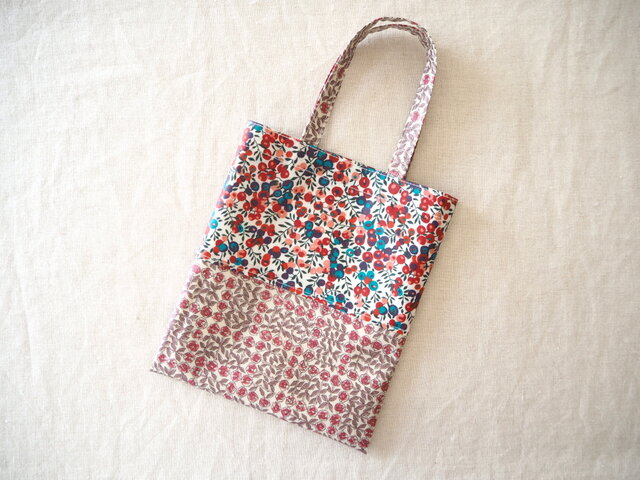 ラミネートミニバッグ 「Wiltshire」＋「Sleeping Rose」 | iichi ハンドメイド・クラフト作品・手仕事品の通販