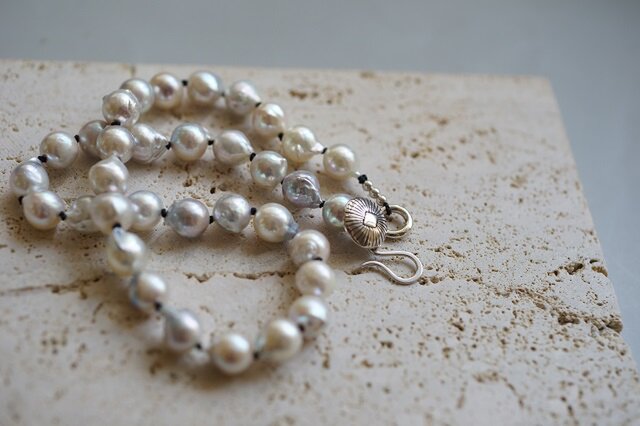 【seasons】あこやバロックパール2連ブレスレット | iichi ハンドメイド・クラフト作品・手仕事品の通販