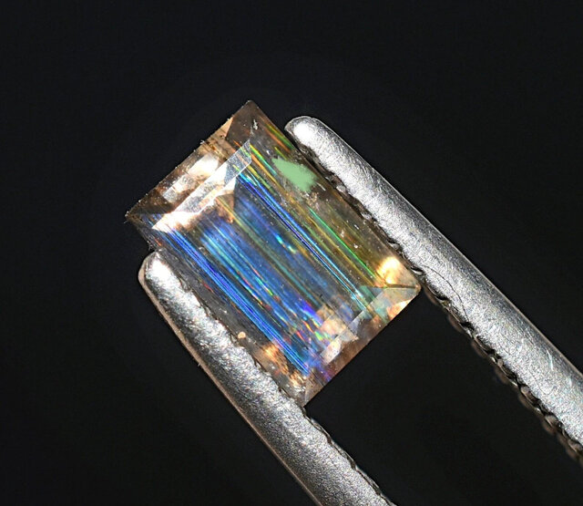 一点もの k18 Rainbow Scapolite リング No.3/ 受注制作 | iichi ハンドメイド・クラフト作品・手仕事品の通販