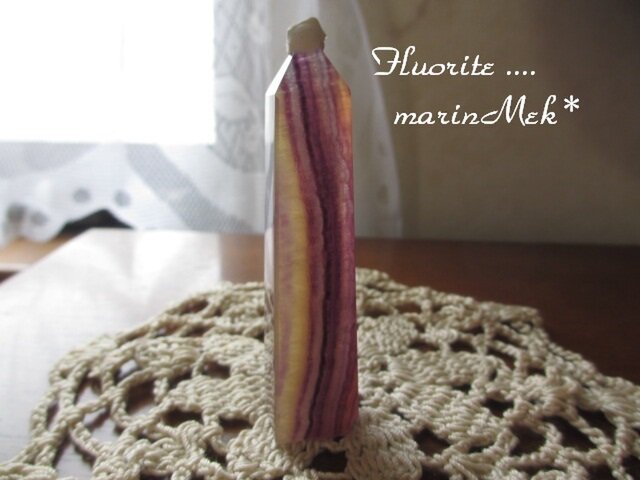 【marinMek*】フローライト ポイント-1 76g | iichi ハンドメイド・クラフト作品・手仕事品の通販