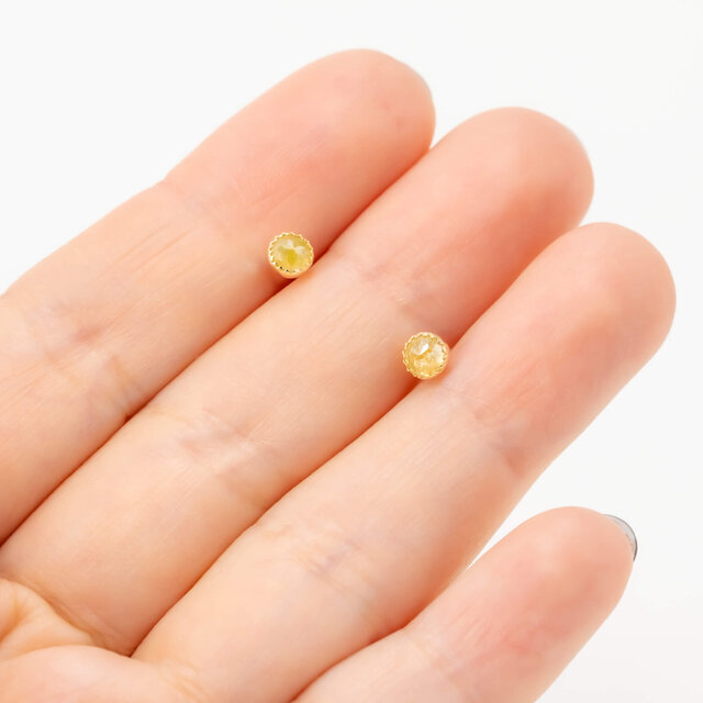 願い事のピアス Sunshine | iichi ハンドメイド・クラフト作品・手仕事品の通販