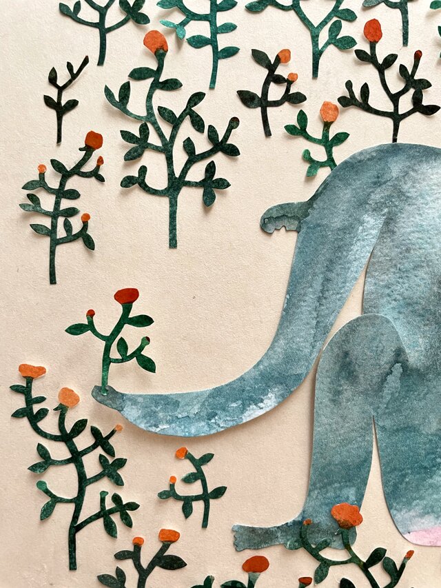 原画『Big foot』 | iichi ハンドメイド・クラフト作品・手仕事品の通販