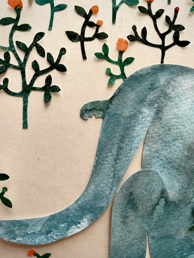 原画『Big foot』 | iichi ハンドメイド・クラフト作品・手仕事品の通販