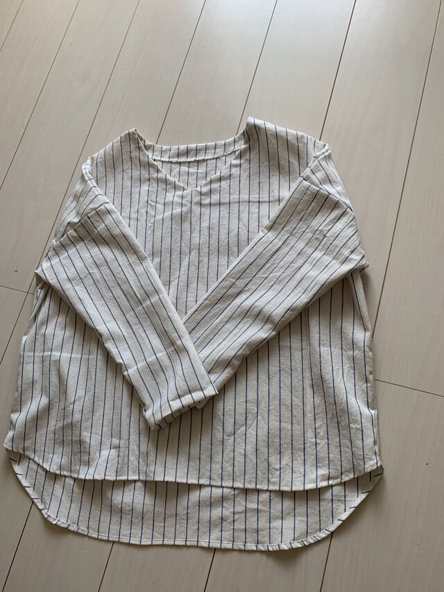 ハーフリネンⅤネックプルオーバー | iichi ハンドメイド・クラフト作品・手仕事品の通販