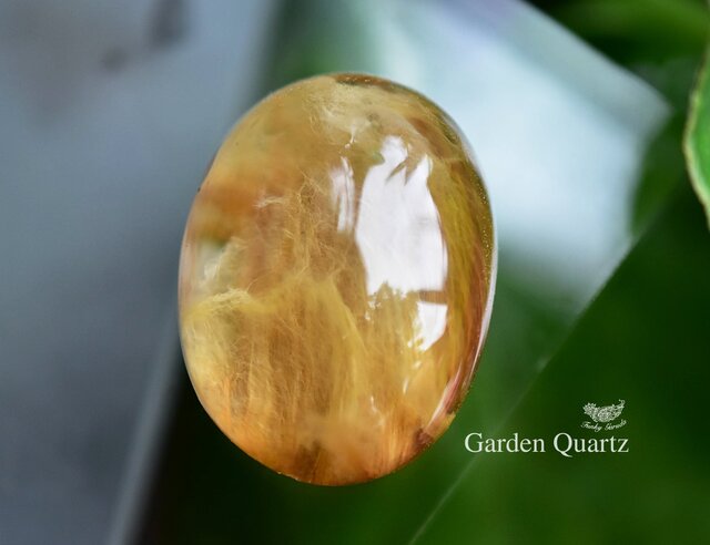 レアもの★オレンジアンフィボール★ガーデンクォーツ s538 | iichi ハンドメイド・クラフト作品・手仕事品の通販