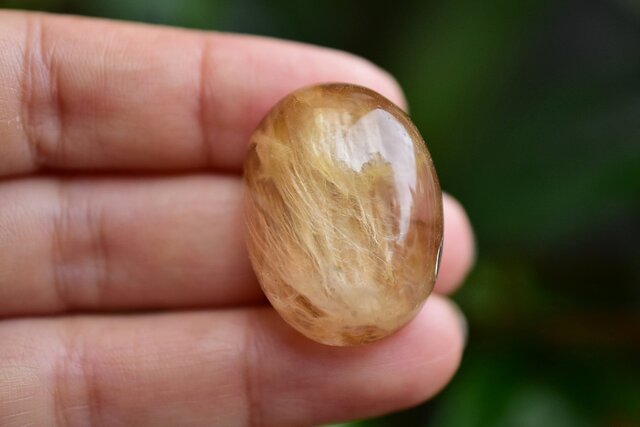 レアもの★オレンジアンフィボール★ガーデンクォーツ s538 | iichi ハンドメイド・クラフト作品・手仕事品の通販