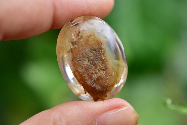 レアもの★オレンジアンフィボール★ガーデンクォーツ s538 | iichi ハンドメイド・クラフト作品・手仕事品の通販
