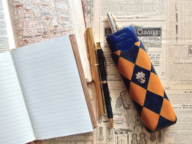 ペンケース/CARNEVALE, Blu | iichi ハンドメイド・クラフト作品・手仕事品の通販