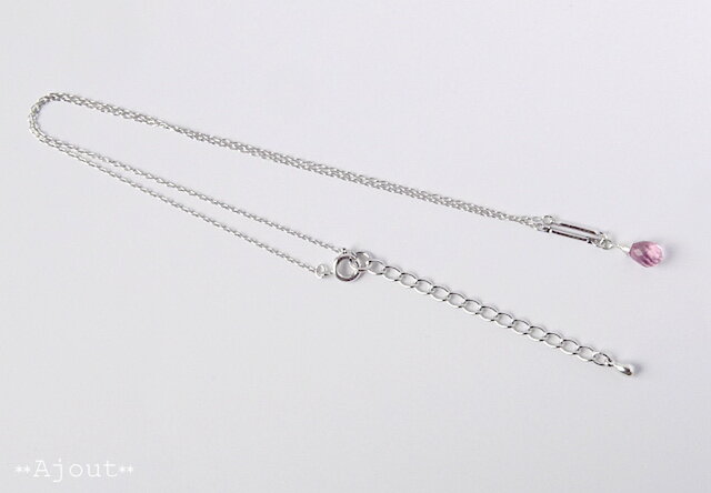 ピンクトパーズのネックレス《N-269》 | iichi 日々の暮らしを心地よくするハンドメイドやアンティークのマーケットプレイス