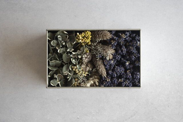 ラベンダーのBOX FLOWER | iichi 日々の暮らしを心地よくするハンドメイドやアンティークのマーケットプレイス