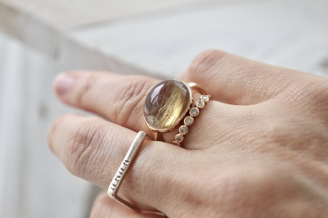 K10[ルチルの実]goldrutilatedquartz | iichi ハンドメイド・クラフト作品・手仕事品の通販