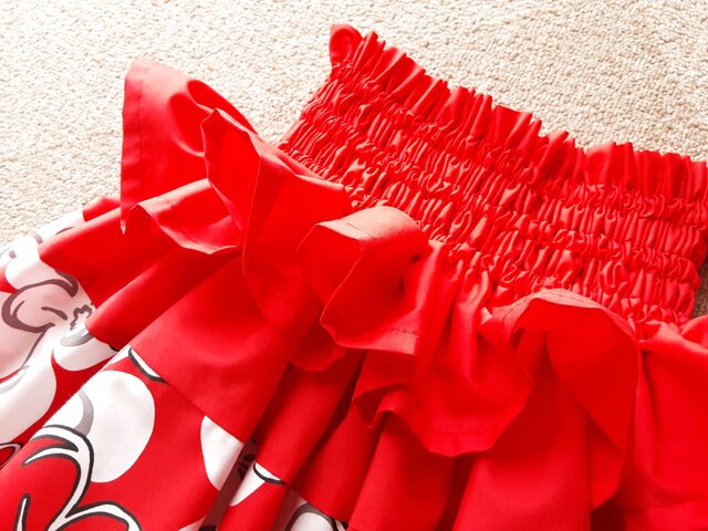 パウスカート：丈53cm：ケイキ子供：フリル | iichi ハンドメイド・クラフト作品・手仕事品の通販