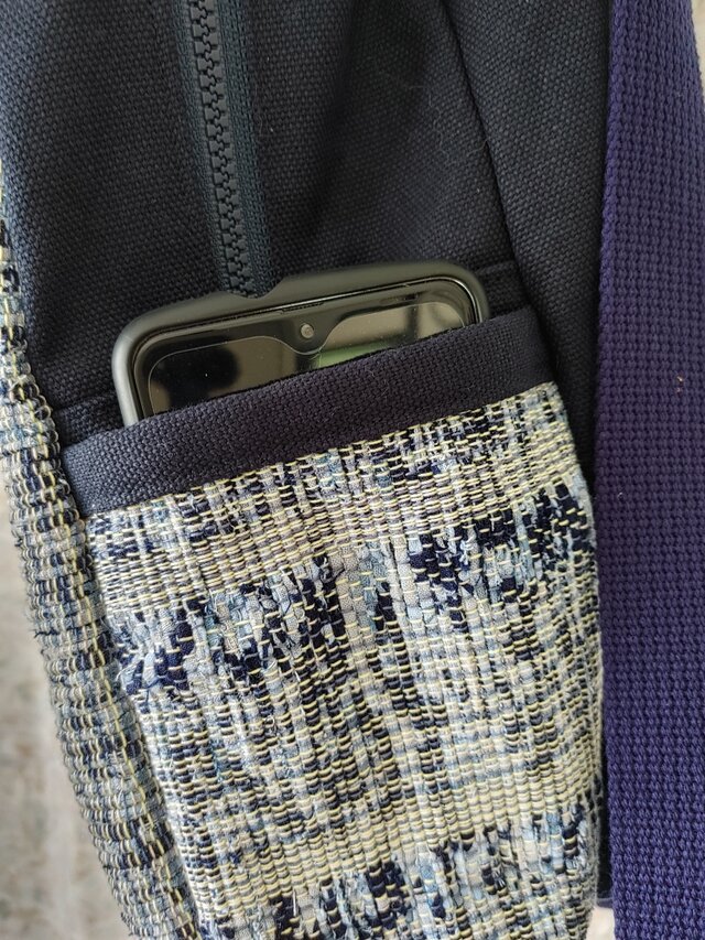 裂き織りを使ったリュック、デイバック | iichi ハンドメイド・クラフト作品・手仕事品の通販