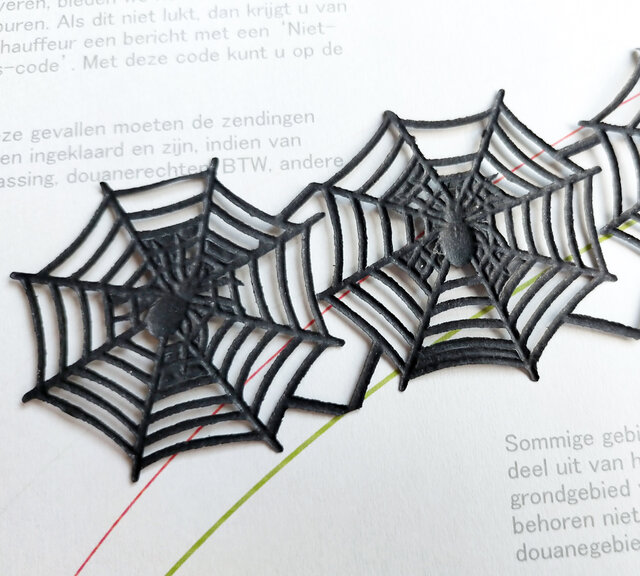 ドレスデンペーパー 蜘蛛【3ヶ】 DA-DP020(Made in Germany) | iichi 日々の暮らしを心地よくするハンドメイドやアンティークのマーケットプレイス