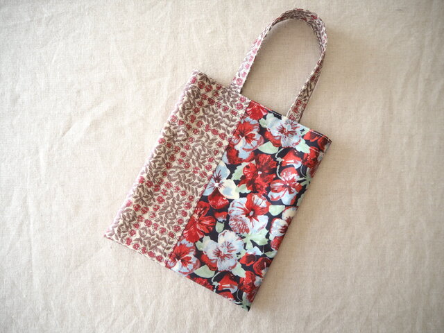 ラミネートミニバッグ 「Pansy Flower」＋「Sleeping Rose」 | iichi ハンドメイド・クラフト作品・手仕事品の通販