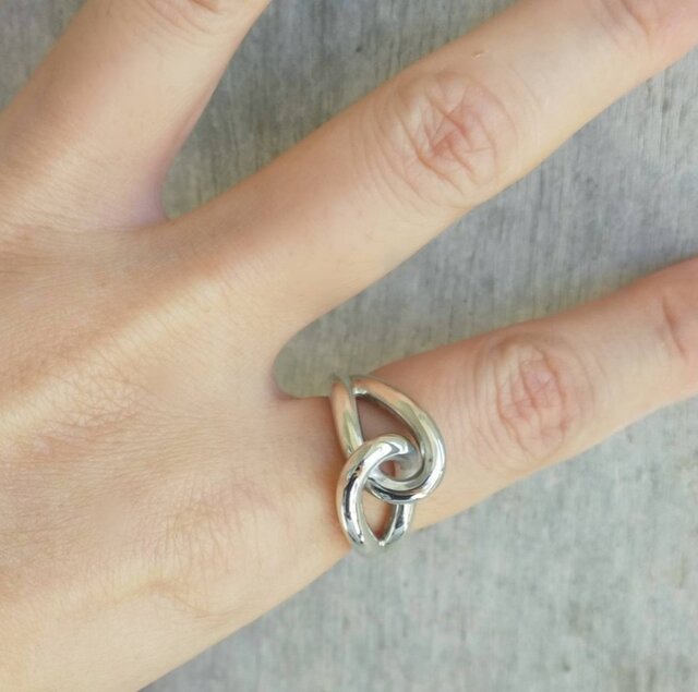 lock-on ring silver | iichi ハンドメイド・クラフト作品・手仕事品の通販