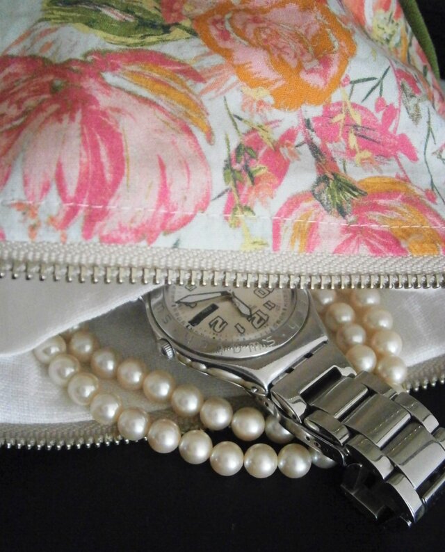 chic&cute 草花×linen PouchSet | iichi ハンドメイド・クラフト作品・手仕事品の通販