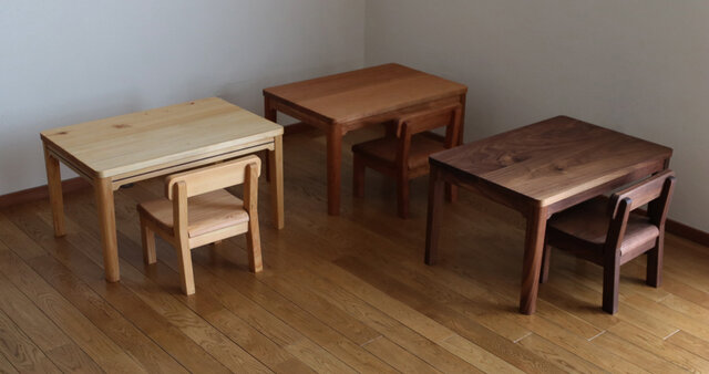 キッズテーブル キッズデスク kidsta01-bc | iichi ハンドメイド・クラフト作品・手仕事品の通販