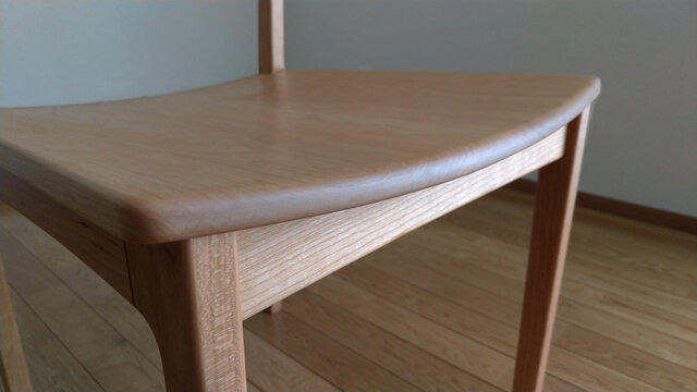 ダイニングチェア 板座 dc01wd-bc | iichi ハンドメイド・クラフト作品・手仕事品の通販