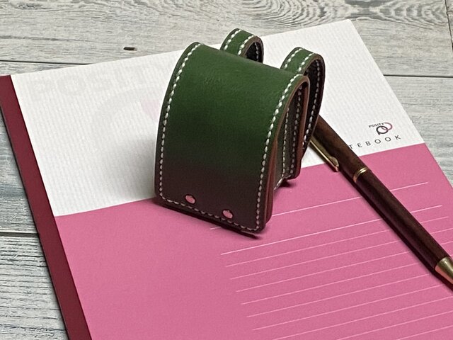 L.A.N do sale！【レザーミニチュアランドセル】グリーン系 | iichi ハンドメイド・クラフト作品・手仕事品の通販