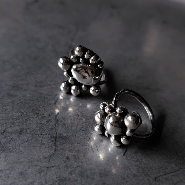 -泡-シルバーリング#13 | iichi 日々の暮らしを心地よくするハンドメイドやアンティークのマーケットプレイス