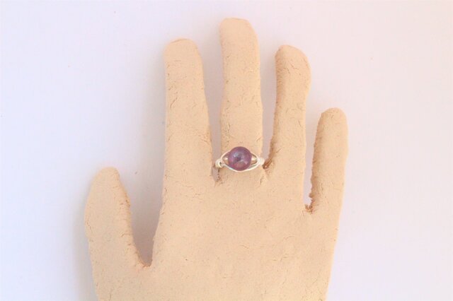 希少 ロイヤル レピドライト キャッツアイ Wire Ring | iichi ハンドメイド・クラフト作品・手仕事品の通販