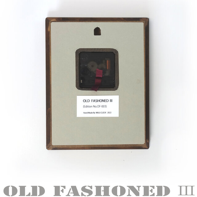 OLD FASHIONED Ⅲ レトロな時計 置き掛け両用 1点物 手作り品 #003 | iichi ハンドメイド・クラフト作品・手仕事品の通販