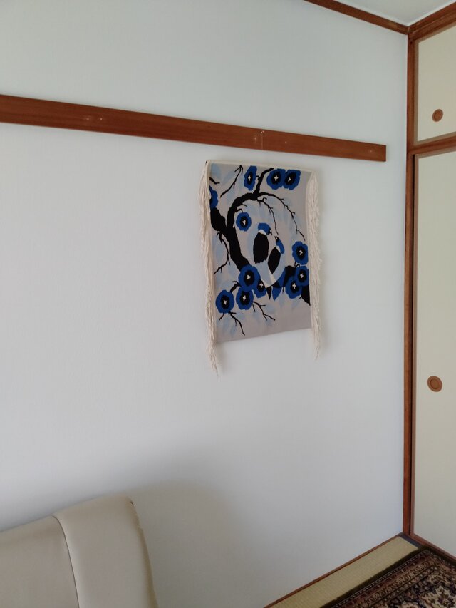 タピスリー「青い鳥」 | iichi ハンドメイド・クラフト作品・手仕事品の通販