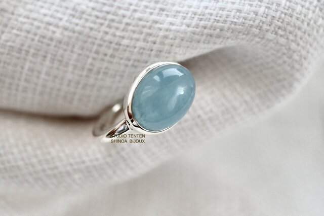 [人魚のaquamarin]ring | iichi 日々の暮らしを心地よくするハンドメイドやアンティークのマーケットプレイス